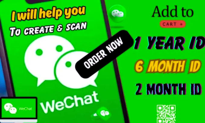 Create professional wechat account and sell qr code scan by Isrisha | Fiverr