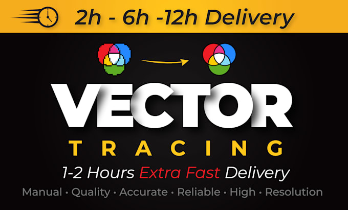 Do vector tracing or convert to vector quickly by Bossvectorizer | Fiverr