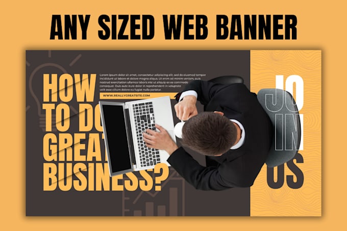 Design any sized web banner, hero image, and featured image by ...