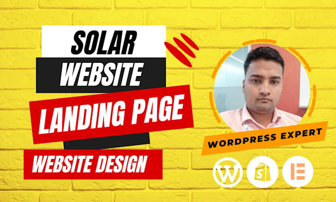 Design a mobile responsive solar website design by Deepakt007 | Fiverr