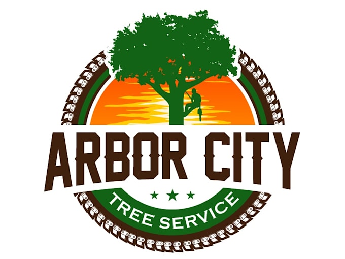 Design a professional tree service logo by Docen_kozin | Fiverr