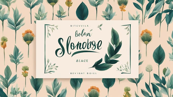 Design a boho, botanical logo with a brand guide by Urelleston | Fiverr