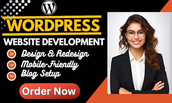 Develop design and redesign professional custom wordpress business website by Hinaifarrukh | Fiverr