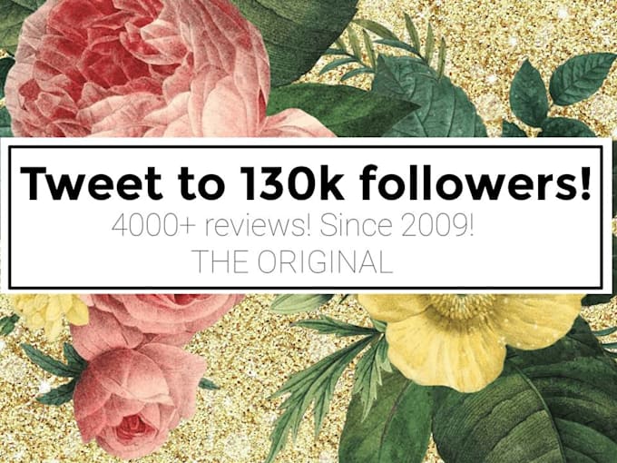 Tweet your message to 100k amazingly wonderful followers on twitter for ...