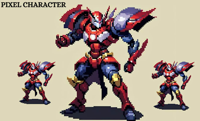 Dibujar personajes en pixel art, animación de pixar, animación en pixel ...