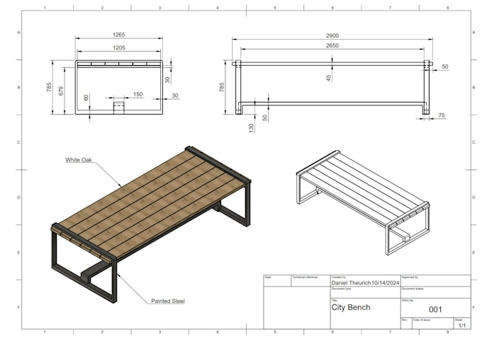 Make technical and manufacturing engineering shop drawings by Daniel ...