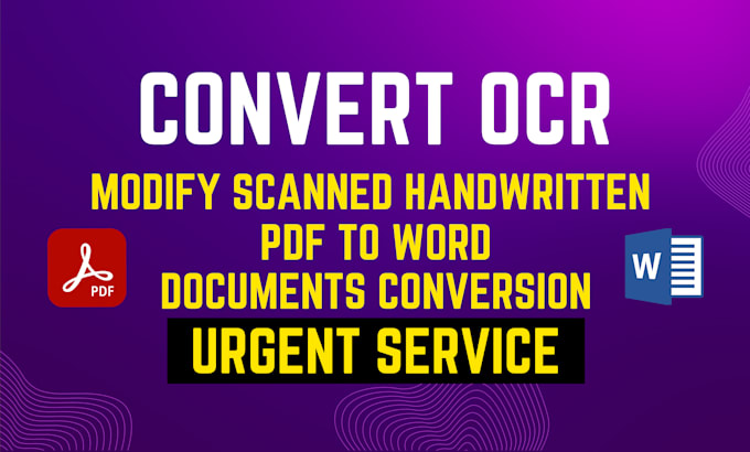Convert ocr modify scanned handwritten pdfs to editable word document ...