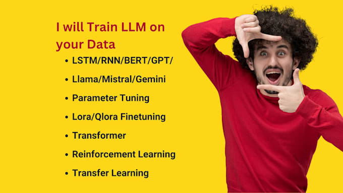 Train llm from scratch and finetuning on your data by Ahmad_ali02 | Fiverr
