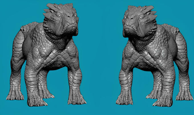Make 3d animal model 3d statue model 3d animation 3d rendering for 3d ...