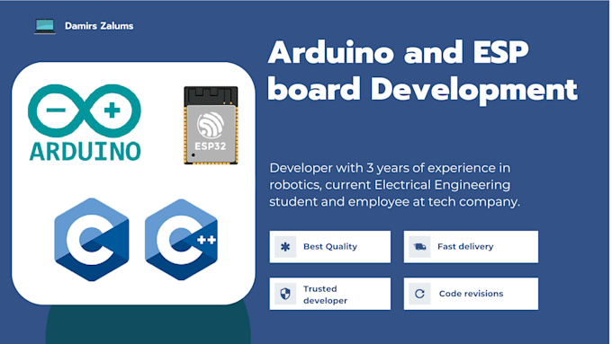 Develop your dream arduino project by Lynsoftnl | Fiverr