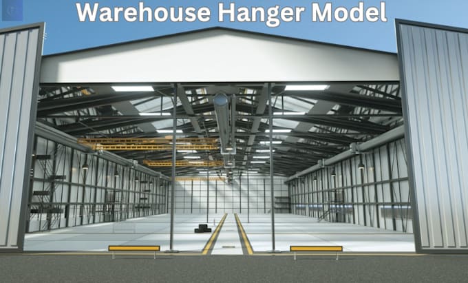 Create cgi warehouse, industrial and commercial building with realistic ...