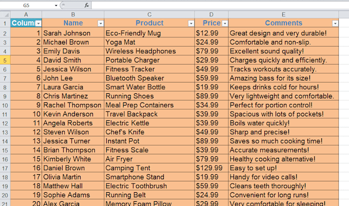 Put your data into spreadsheets by Mohammad15923 | Fiverr Put your data into spreadsheets by Mohammad15923 | Fiverr