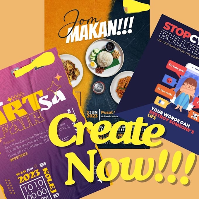 Design poster or translate poster by Irfan_nurhakim | Fiverr