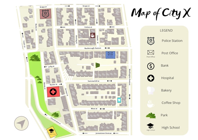 Create city map, town map, topo map, vectorizing and digitizing, gis ...