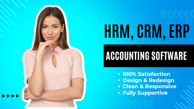 Create software solutions for hrm, crm, erp, and accounting by ...