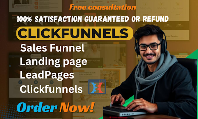 Build your dream high converting landing page, sales funnel by Swetabh8 | Fiverr