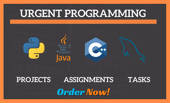 Do urgent assignment in java html css python c cpp and sql programming task by Hareemfatima247 ...