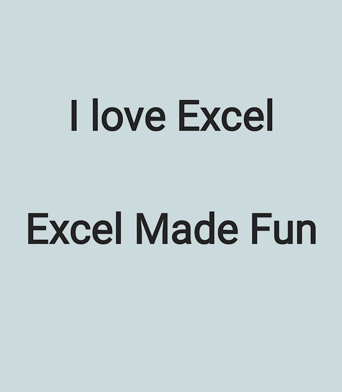 Teach basic to intermediate excel skills by Cristinatogc | Fiverr