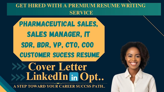 Pharmaceutical sales resume, sales manager, sdr, bdr, customer success ...