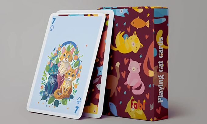 Design card game template playing cards tarot deck card zodiac tcg with ...