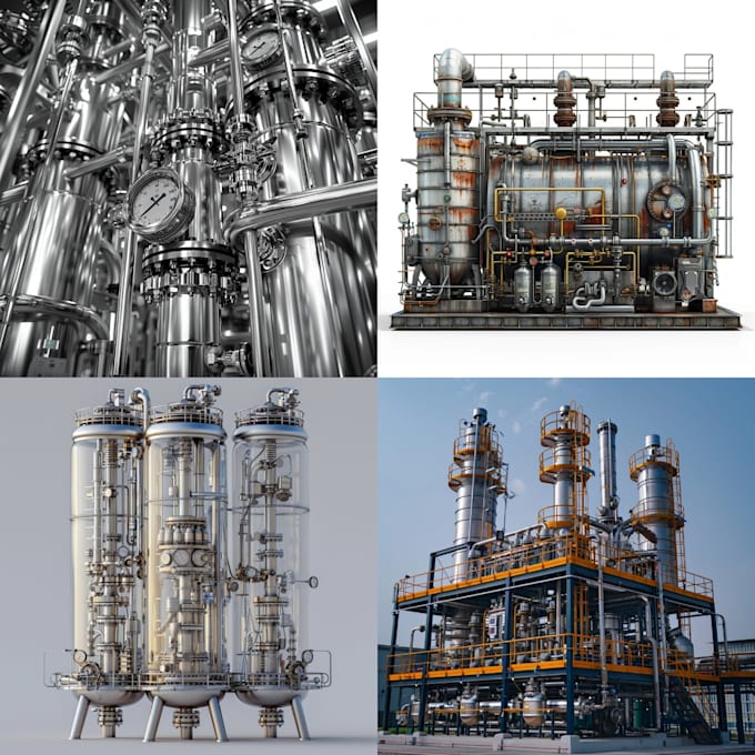 Design chemical equipment design for your niche by Smemonsust | Fiverr