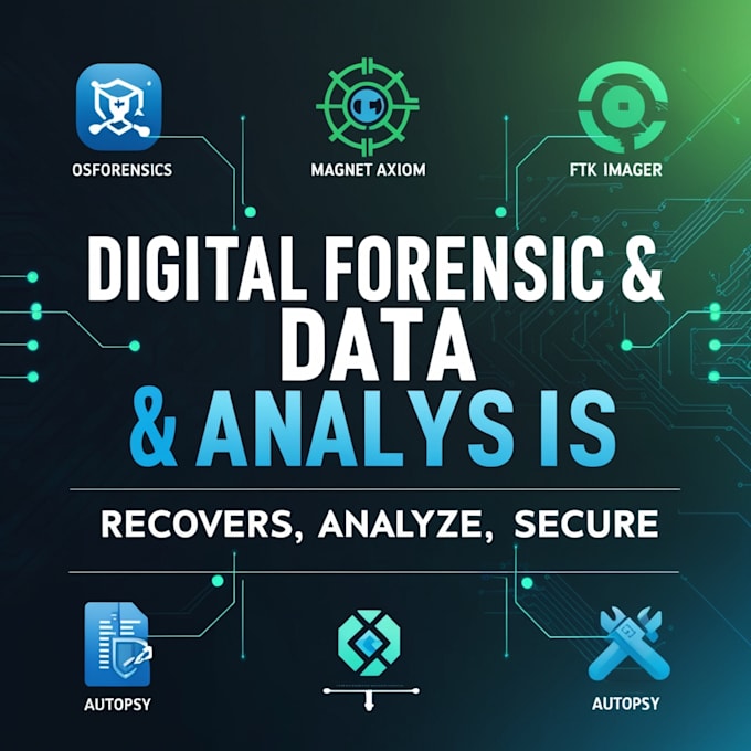 Do digital forensics, data analytics, data recovery, network and log analysis by Fanufan | Fiverr