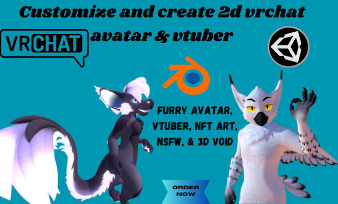 2d 3d vrchat avatar 3d vtuber anime character 3d furry avatar 3d model ...