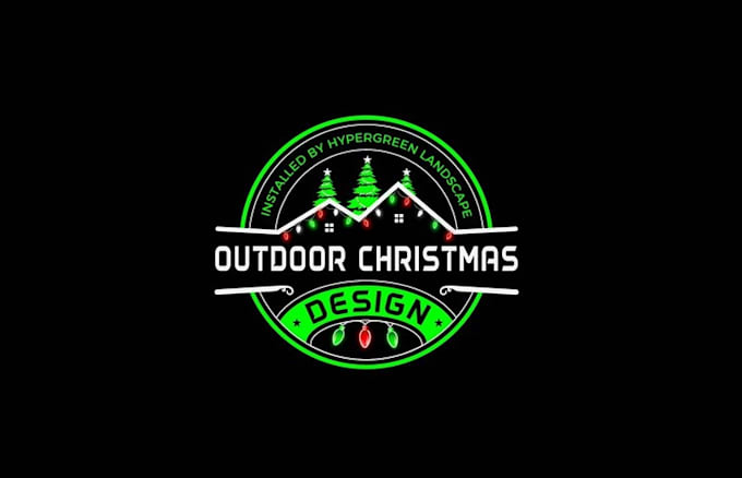 Christmas lights installation landscaping business logo by Brent_heaney ...