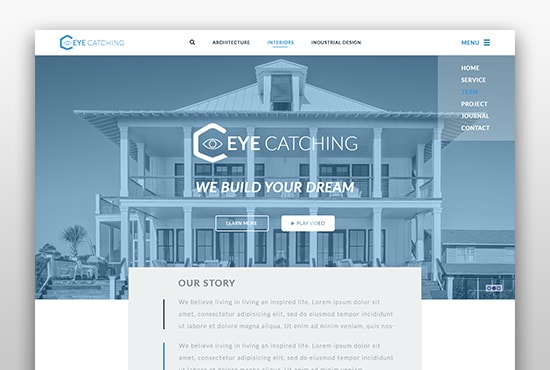 Design clean,modern, unique and flat web ui design by Arifur007 | Fiverr