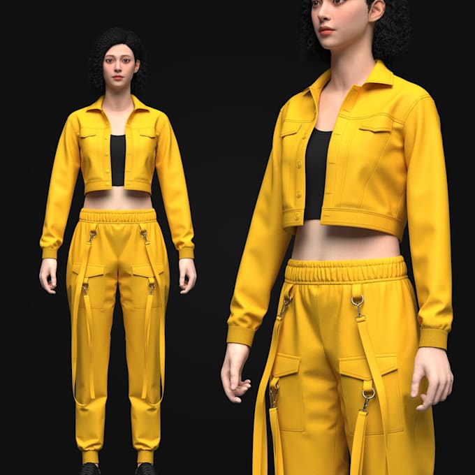 Do 3d clothing animation, vfx design garment, 3d textile animation, and ...
