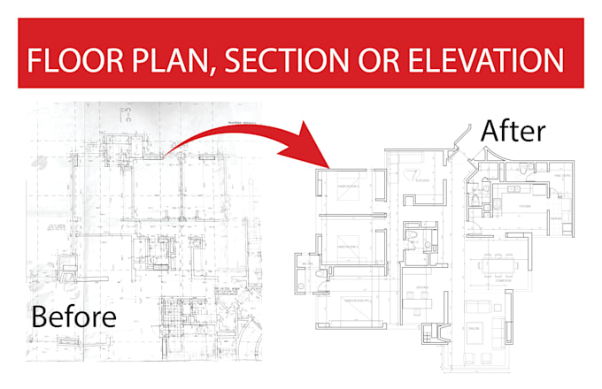 Draw your architectural floor plan, section, elevation by Arch_daniel_h ...