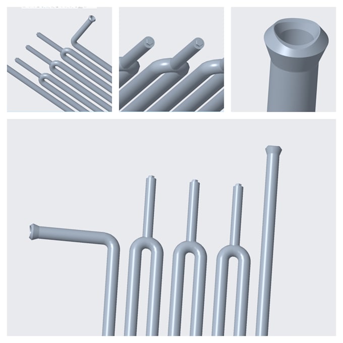 Design 3d models, 2d drawings on solidworks or creo as per client ...