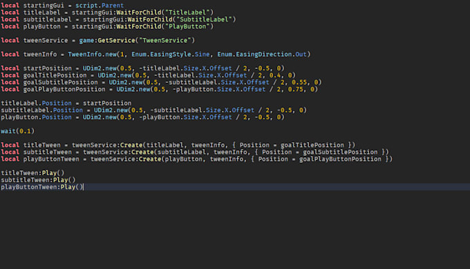 Create custom scripts for your roblox games by Sebastiian0 | Fiverr