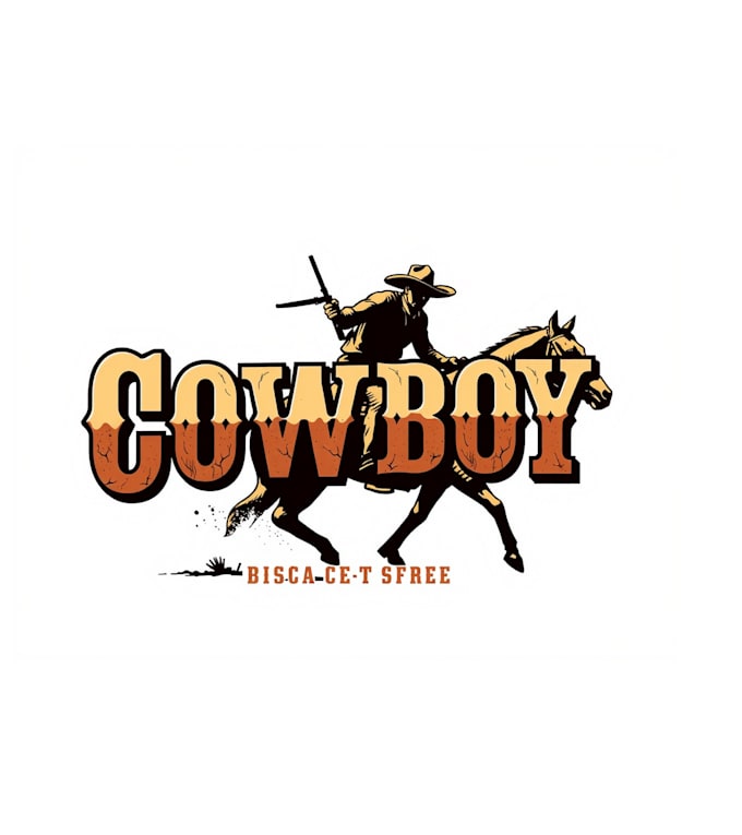 Design creative cowboy logo with a rustic western vibe by Maria_moore09 ...