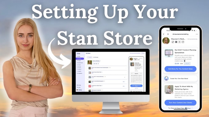 Design payhip website, payhip website marketing, stan store setup, beacons ai by Johnatech | Fiverr