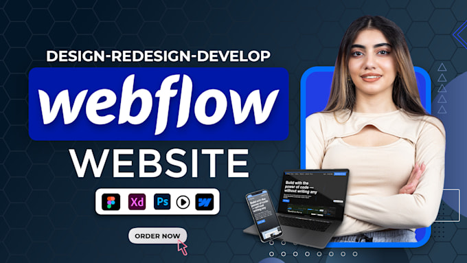 Develop or design webflow website, webflow developer, figma to webflow by Oliviadevelops | Fiverr