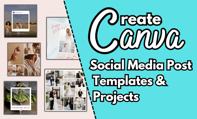 Design any editable template or social media post by canva by ...