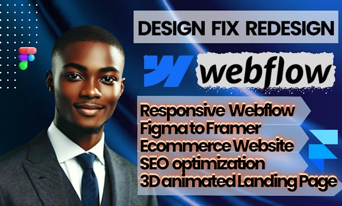 Edit update develop webflow website migrate figma to webflow framer wix odoo cms by Paula_willy ...