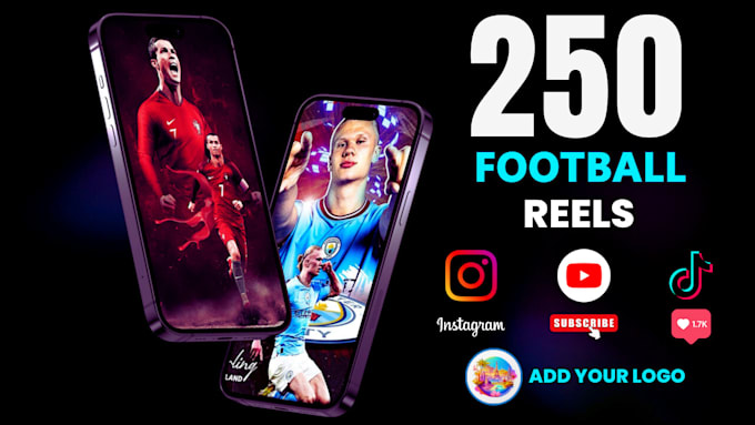 Create 250 football sports instagram reels, youtube shorts and tik toks by Kelvingomez6 | Fiverr