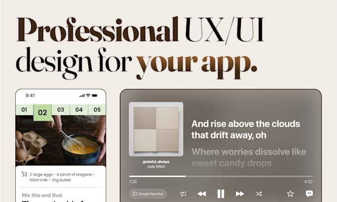 Design a user centered ux mobile app by Wiktor_wdowiak | Fiverr
