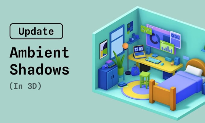 Do ambient shadows ambient occlusion in 3d scenes with spline ...