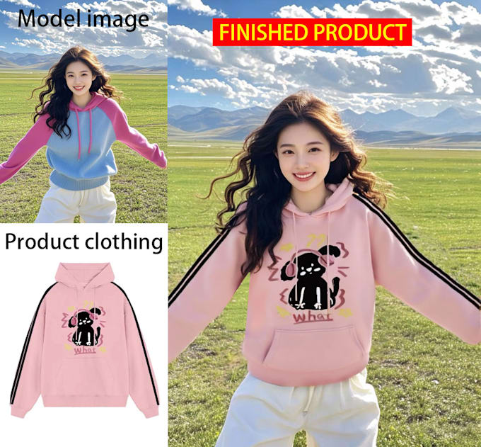 Change outfits, clothes, accesories, backgrounds by Chenyim | Fiverr