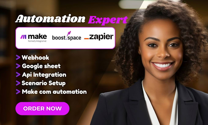 Setup make com automation integromat make com scenario make com automation by Mercy_tech933 | Fiverr