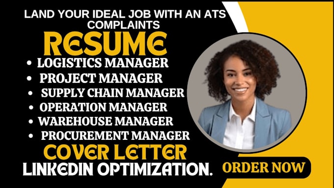 Write logistics, warehouse, project manager, supply chain and ... Write logistics, warehouse, project manager, supply chain and ...