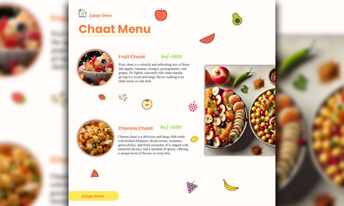 Create professional eye catching seasonal menu designs by Bashartulhaq ...