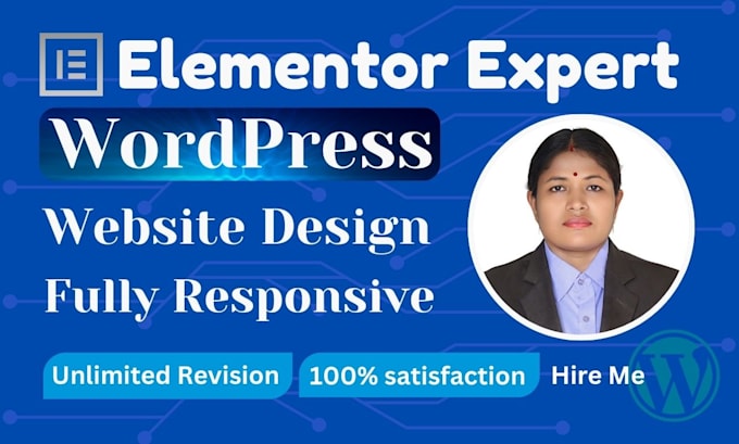 Create, design, and redesign a wordpress website with elementor pro by Sujata_baidya | Fiverr