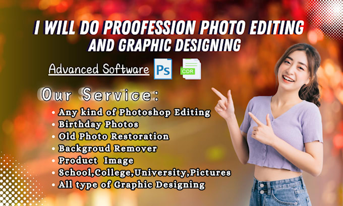 Do professional photo editing and graphic designing by Anamullah_k | Fiverr