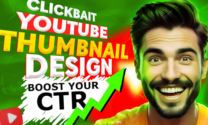 Design eye catching clickbait youtube thumbnail to boost ctr by ...