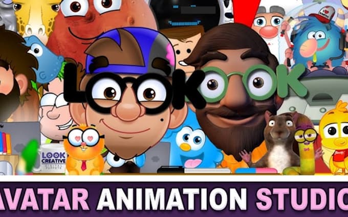 Create adobe character animator puppet cartoon character for character ...