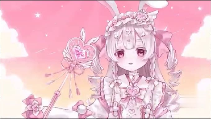 Design cute anime character, 2d character, 2d vtuber model, 2d vtuber ...